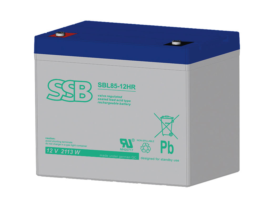 SSB Battery SBL85-12HR | SBL-HR | SSB Batterien | Batterien | Produkte | CNS - Czech ...