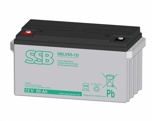 SSB Battery SBLV65-12i | SB/SBLV | SSB Batterien | Batterien | Produkte ...