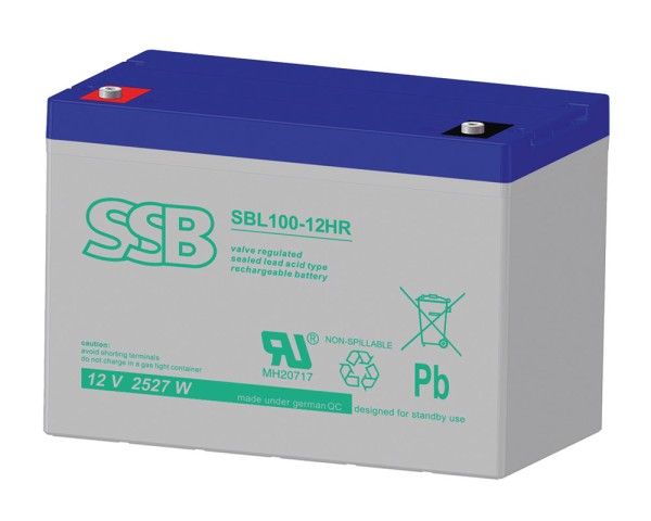 SSB Battery SBL100-12HR | SBL-HR | SSB Batterien | Batterien | Produkte ...